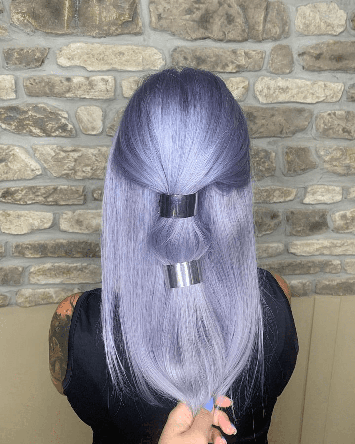 26 Stunning Silver Purple Hairstyles For 2024