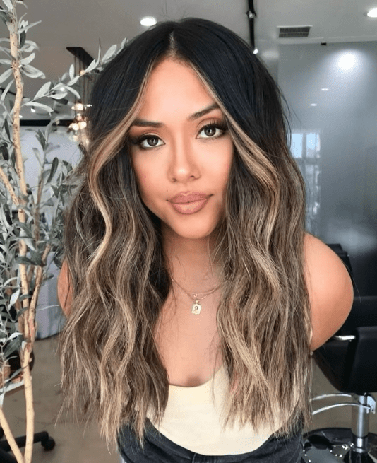 30 Dark Hair With Light Face Framing Styles