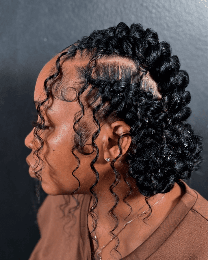 22 Long Hair With Curtain Bangs Styles You’ll AdoreSmall Knotless Braids