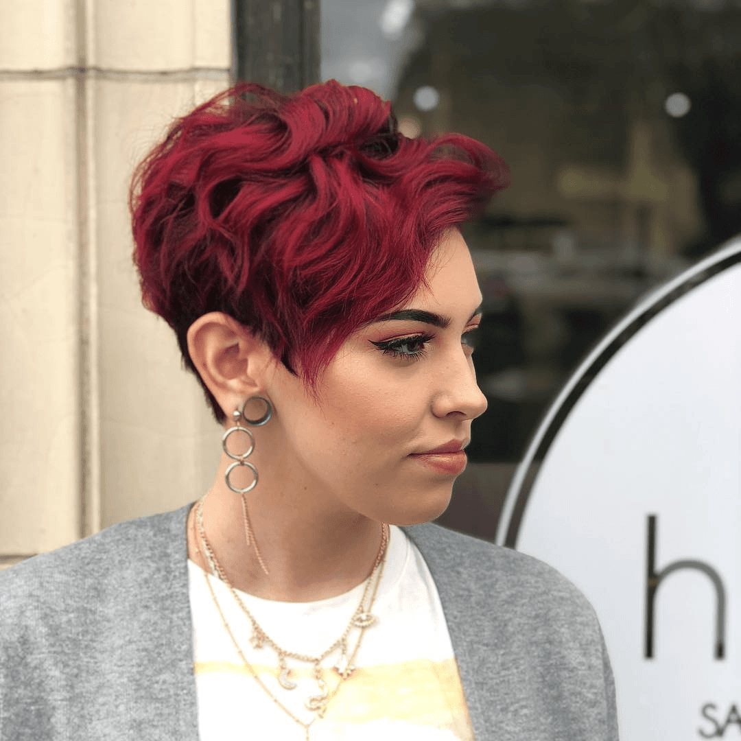 25 Crimson Red Hair Shades For A Bold Statement