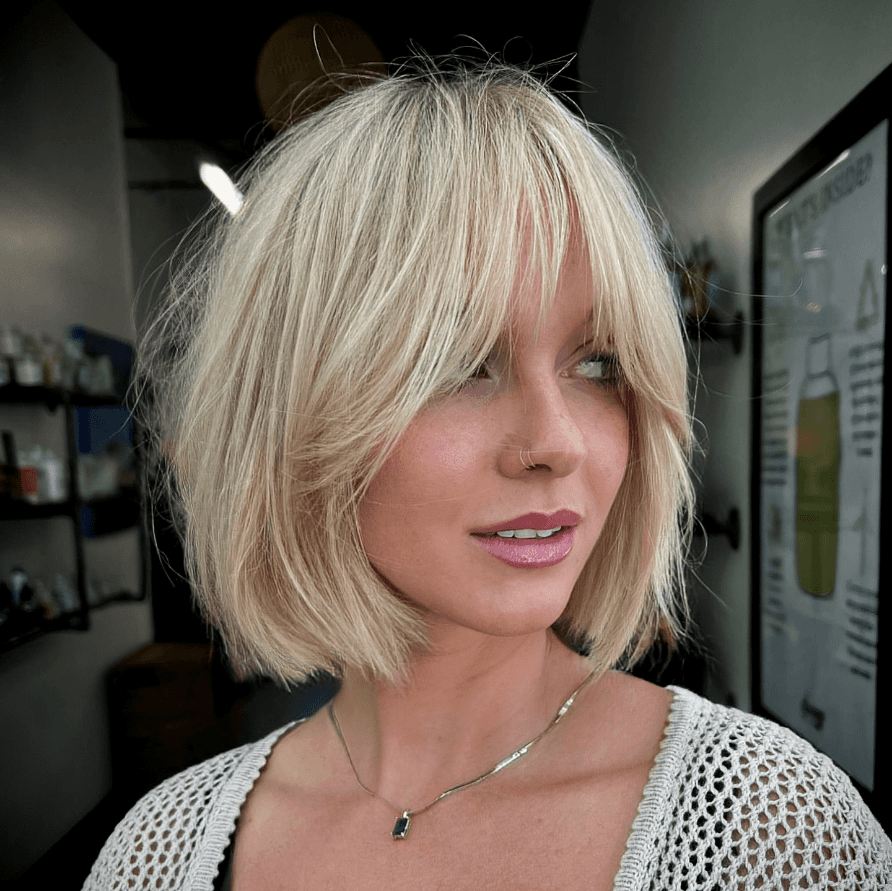 35 French Bob Hairstyles With Bangs - Inspiring Hairstyles