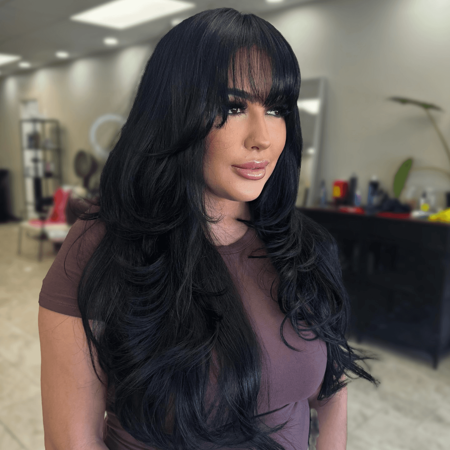 37 Long Hairstyles With Bangs And Layers For An Effortless Look