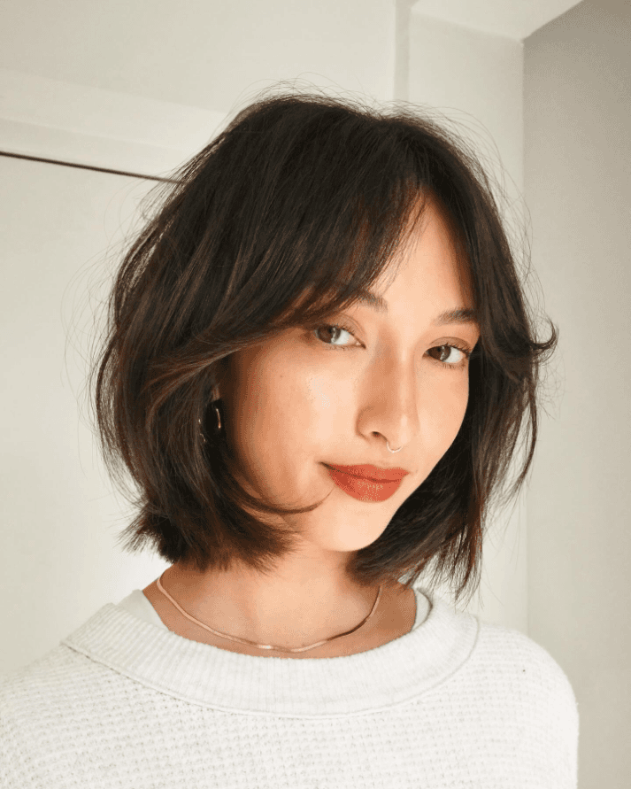 35 French Bob Hairstyles With Bangs - Inspiring Hairstyles