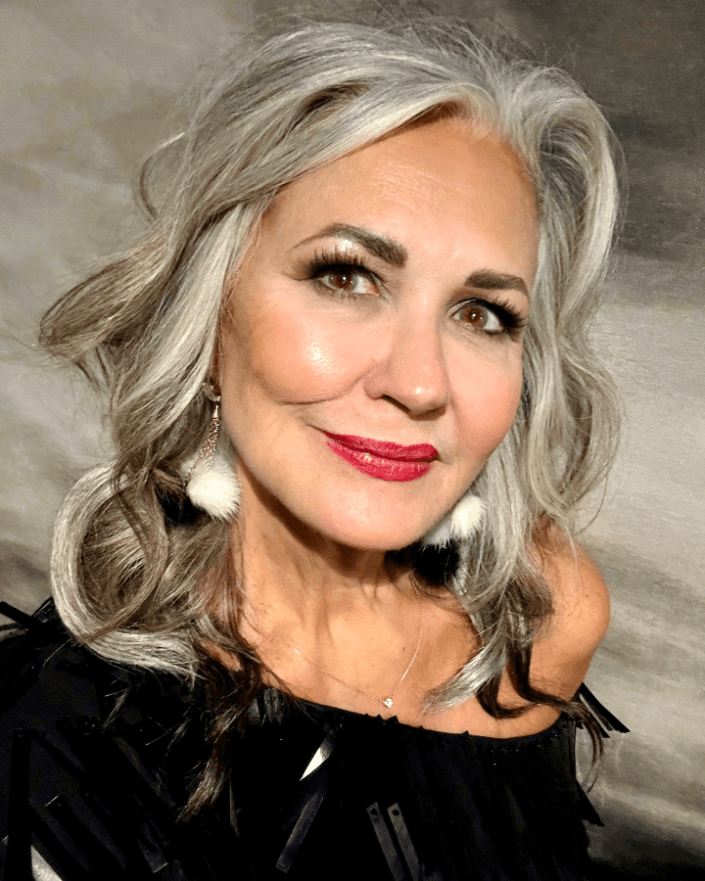 18 Gorgeous Ways To Blend Grey Hair For A Soft, Natural Look