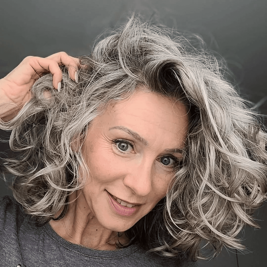 15 Beautiful Lowlights For Gray Hair To Add Depth And Shine